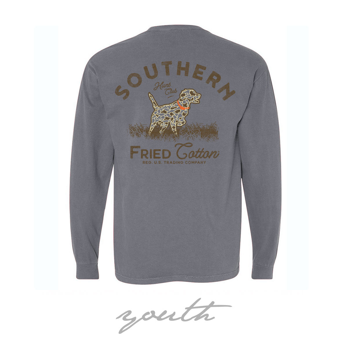 Pointer Label Hunt Club - Youth Long Sleeve – Southern Fried Cotton