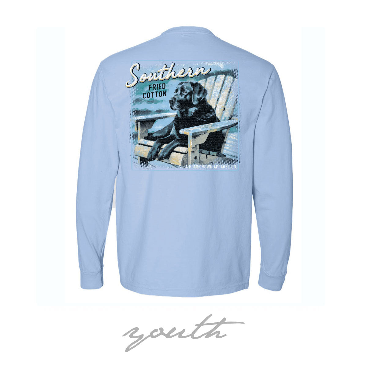 All Day Chill - Youth Long Sleeve – Southern Fried Cotton